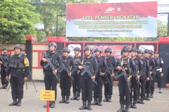 Mantap, Brimob Bone Gelar Apel Pemberangkatan Personel, Berikut Rinciannya - Daeng Info
